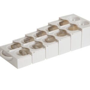 Think Up Designs Eggstra Space Collapsible Egg Storage Tray- Save Space in Your Fridge