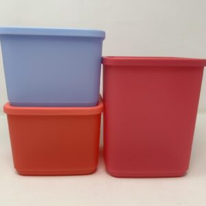 YMR for Tupperware One Touch Round Canister Set of 3-1 pc 8 cups and 2pcs of 4 cups - Full Set