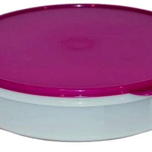 Tupperware Pie Keeper with Burgundy Seal