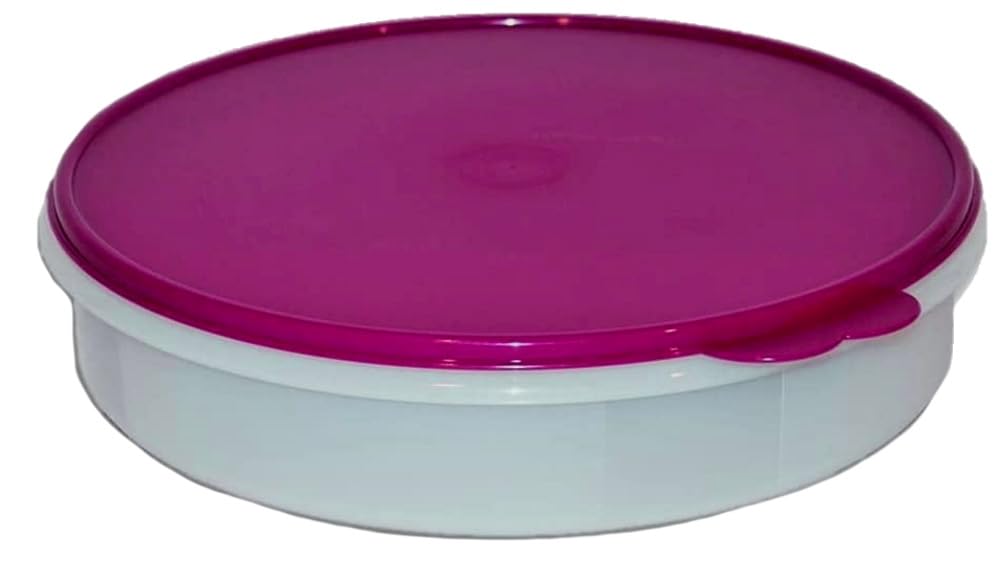 Tupperware Pie Keeper with Burgundy Seal