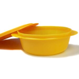 Tupperware CrystalWave Microwave 600 ml Orange Micro Wave Pop Plus Fix