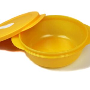 Tupperware CrystalWave Microwave 600 ml Orange Micro Wave Pop Plus Fix