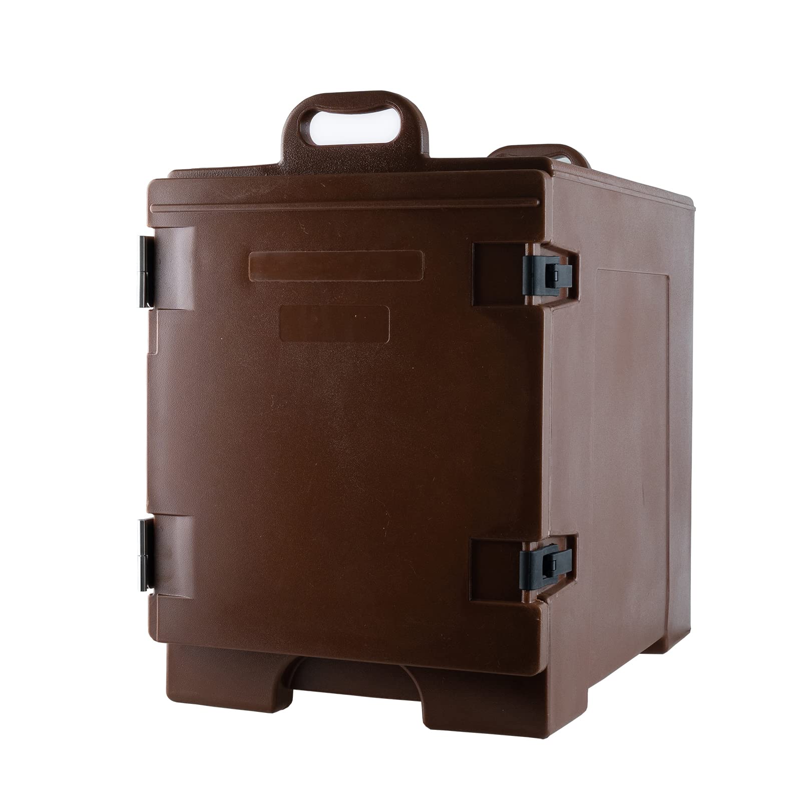 luston Front-Loading Insulated Food Pan Carrier, 81 Quart Capacity, Brown,5 Full-Size Pan,Food-Grade LLDPE Material, Portable Food Warmer Transporter