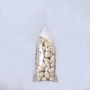 100PCS Clear Transparent Stand-Up Side Gusset Zip Top Seal Bags 14x24+6cm (5.5x9.4+2.3")