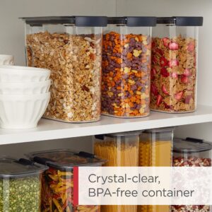 Rubbermaid Brilliance Food Storage Containers Bundle (Set of 3 Containers + Cereal Container)