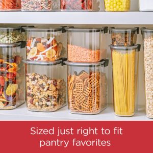 Rubbermaid Brilliance Food Storage Containers Bundle (Set of 3 Containers + Cereal Container)