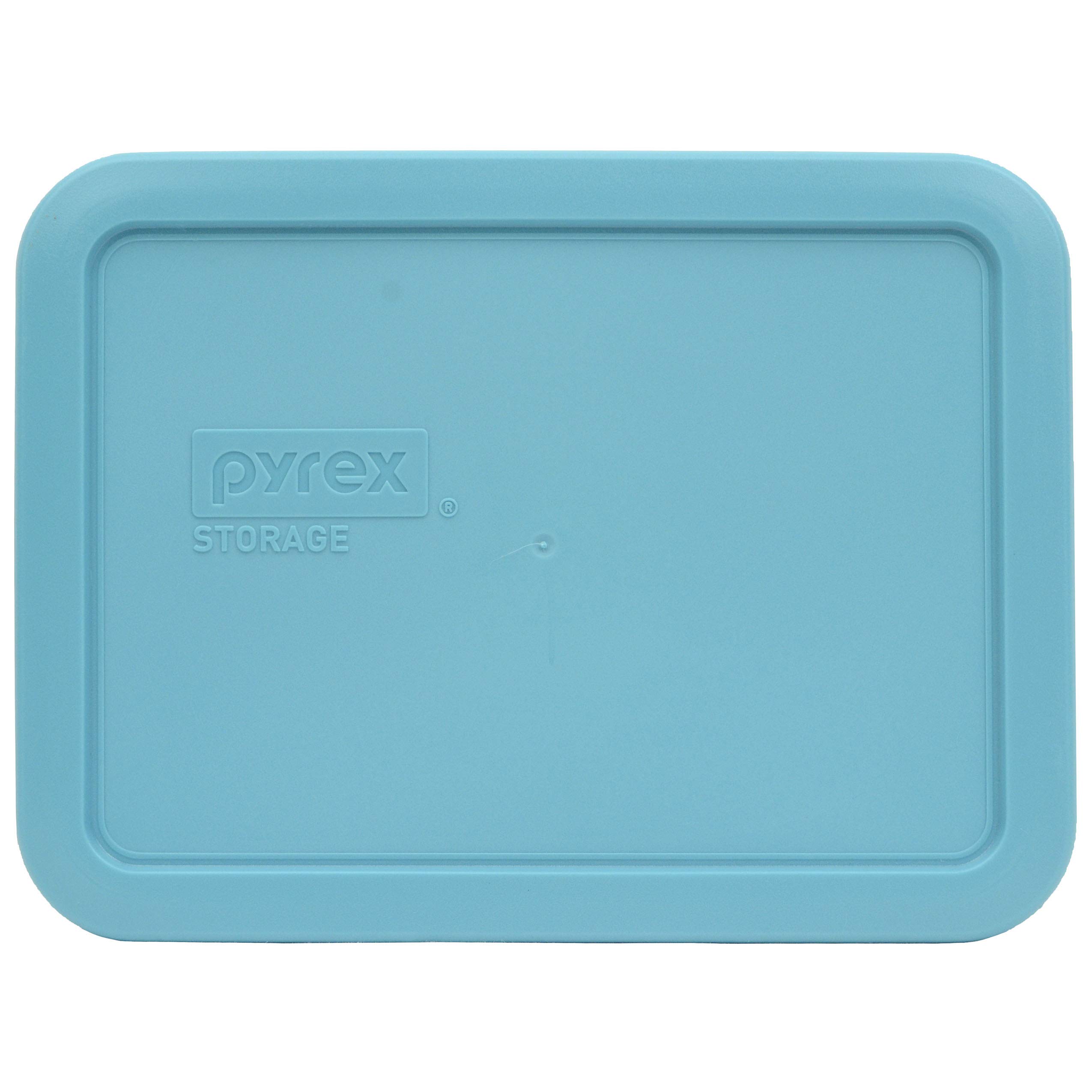 Pyrex 7210-PC Surf Blue Plastic Rectangle Replacement Storage Lid, Made in USA