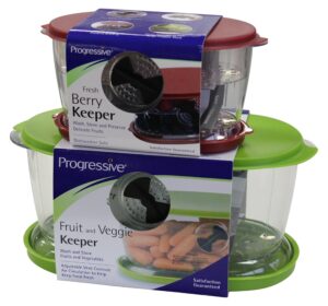 progressive 1 x berry fruit & veggie keeper set