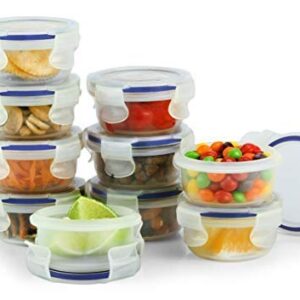 3 Ounce Airtight Baby Food Storage Containers, 10 Pack, by Popit!