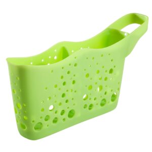 hutzler sponge duo double sponge holder, lime green