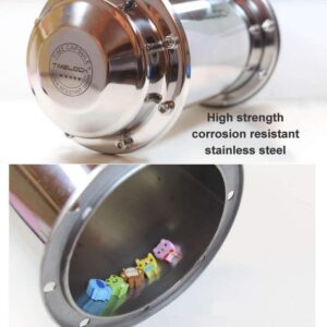 19.6" Stainless Steel Time Capsule Waterproof Container/Storage Future Gift Buri