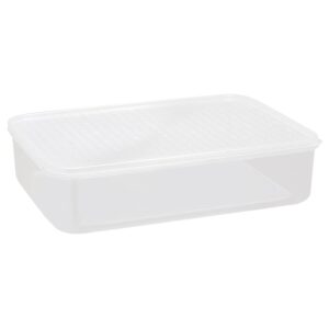 Cetomo 5L*4 Food Storage Containers,Microwave, Freezer and Dishwasher Safe, Lunch Boxes,Refrigerator Organizer Bins with Lid