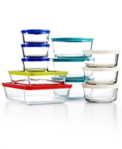 pyrex 22 piece food storage container