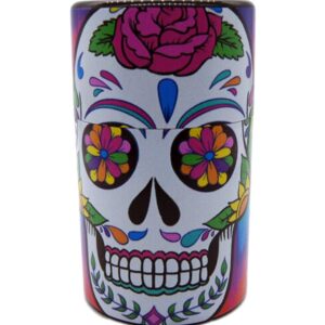 Hypeshops Candy Skull Vacuum Sealed Herb Stash Jar Container Airtight Smell Proof Storage