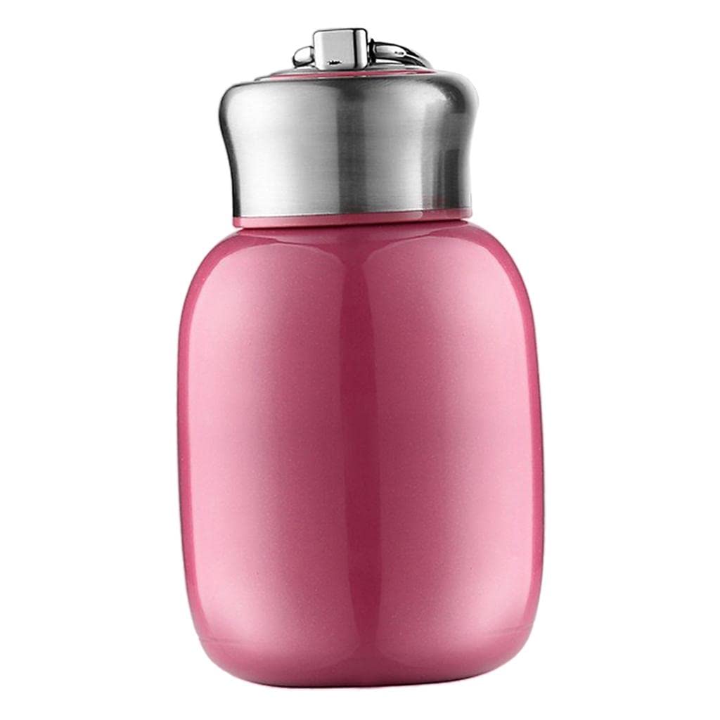 Stainless Steel Thermal Cup Vacuum Mug and Insulated Double for Camping, Keeps Drinks (Pink) (Color : Rose)