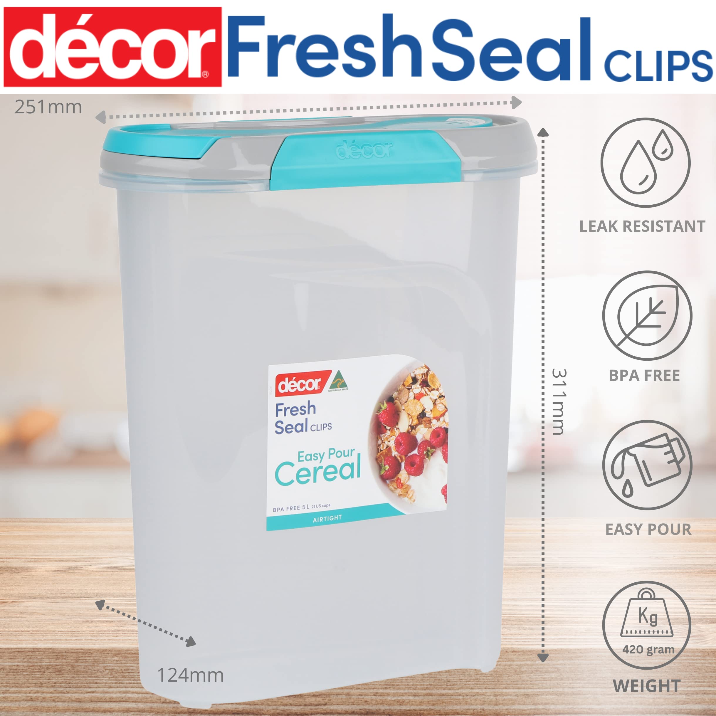 Match-Up Clips Cereal Server 5L/1.3Gal