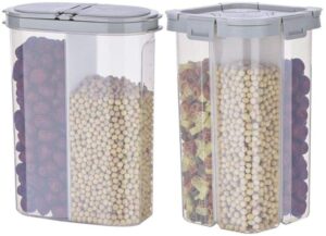 airtight food storage container, cereal storage containers, durable plastic - bpa free,c