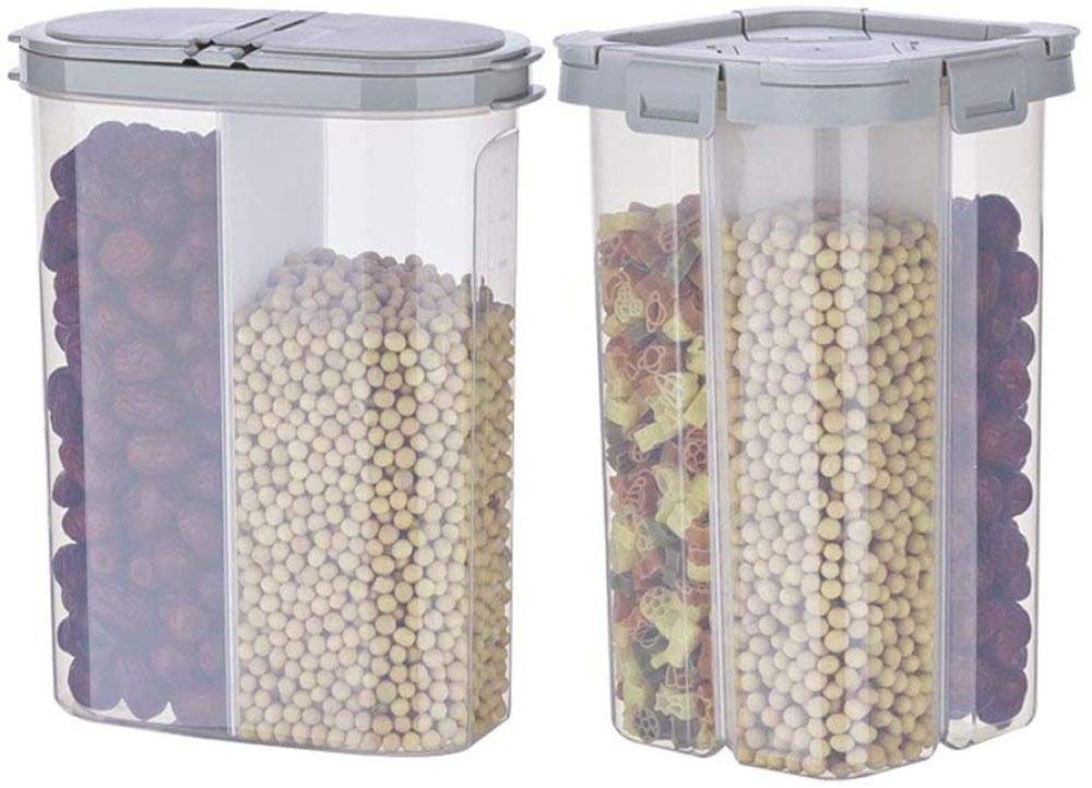 Airtight Food Storage Container, Cereal Storage Containers, Durable Plastic - BPA Free,C