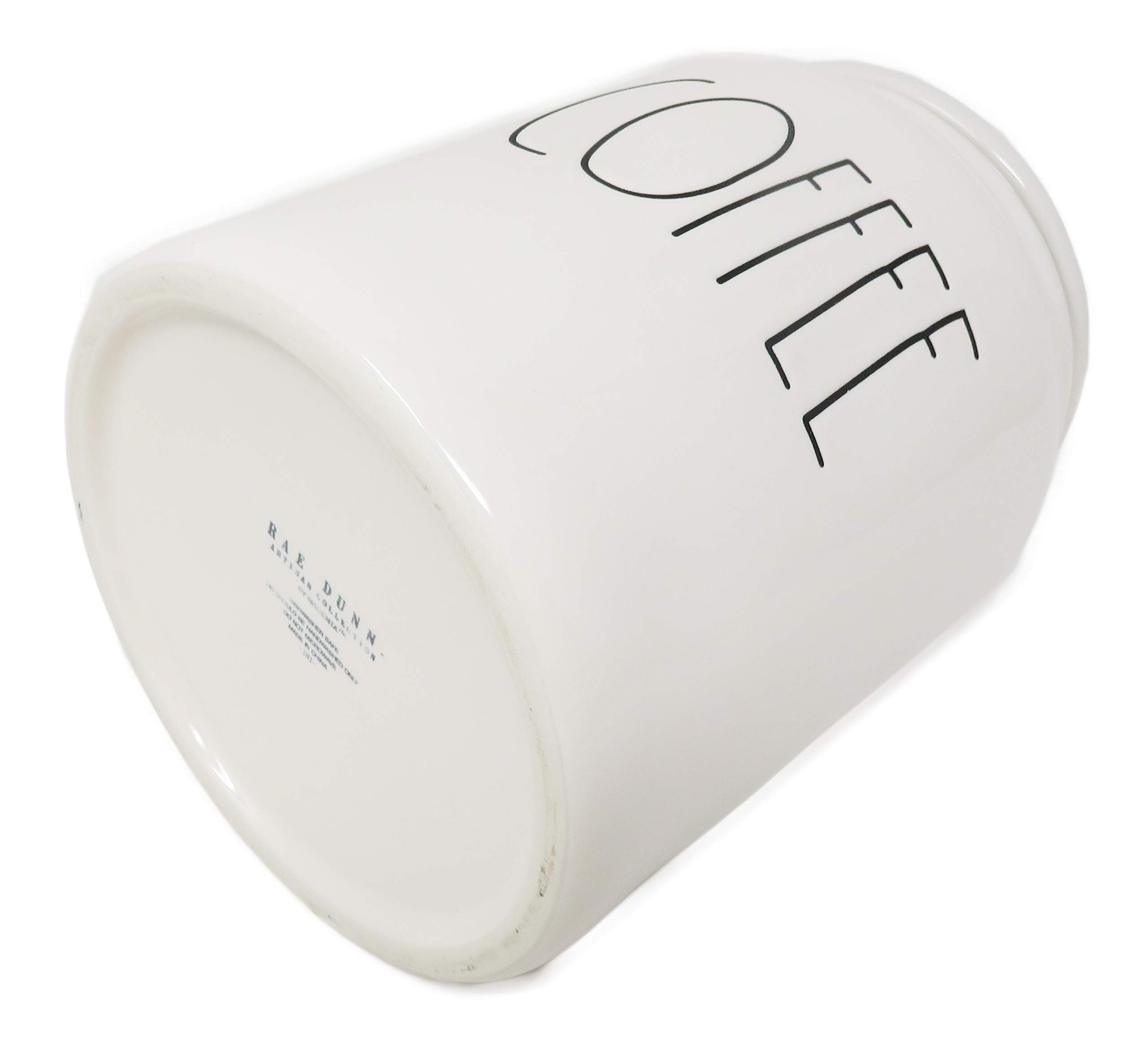 Rae Dunn By Magenta COFFEE Ceramic LL Medium 8 x 5 Canister (White)