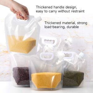 Cereal Rice Storage Bag, Thickened 10PCS - Airtight Food Storage Containers with Lids Moisture Resistant Home Essentials. Kitchen Organization for Grain, Flour, Barley, Beer, Juice