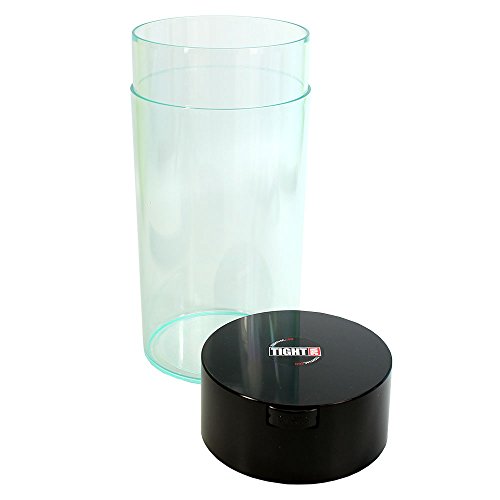 Tightvac - 5oz to 24 Ounce Vacuum Sealed Container - Clear Body/Black Cap