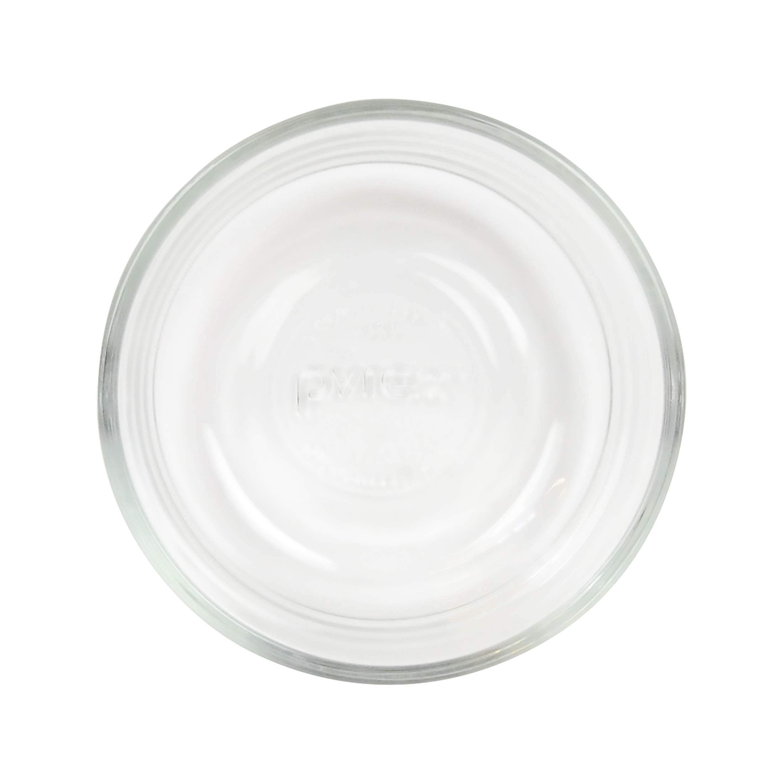 Pyrex (6 7202 Glass Bowls & (6) 7202-PC Sour Cream Lids Made in the USA