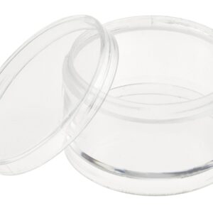 SE 2-3/4" Clear Plastic Storage Containers with Stackable Screw-On Lids (4 PC.) - 87446BB