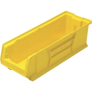 quantum storage systems qus950yl storage bins, large, yellow