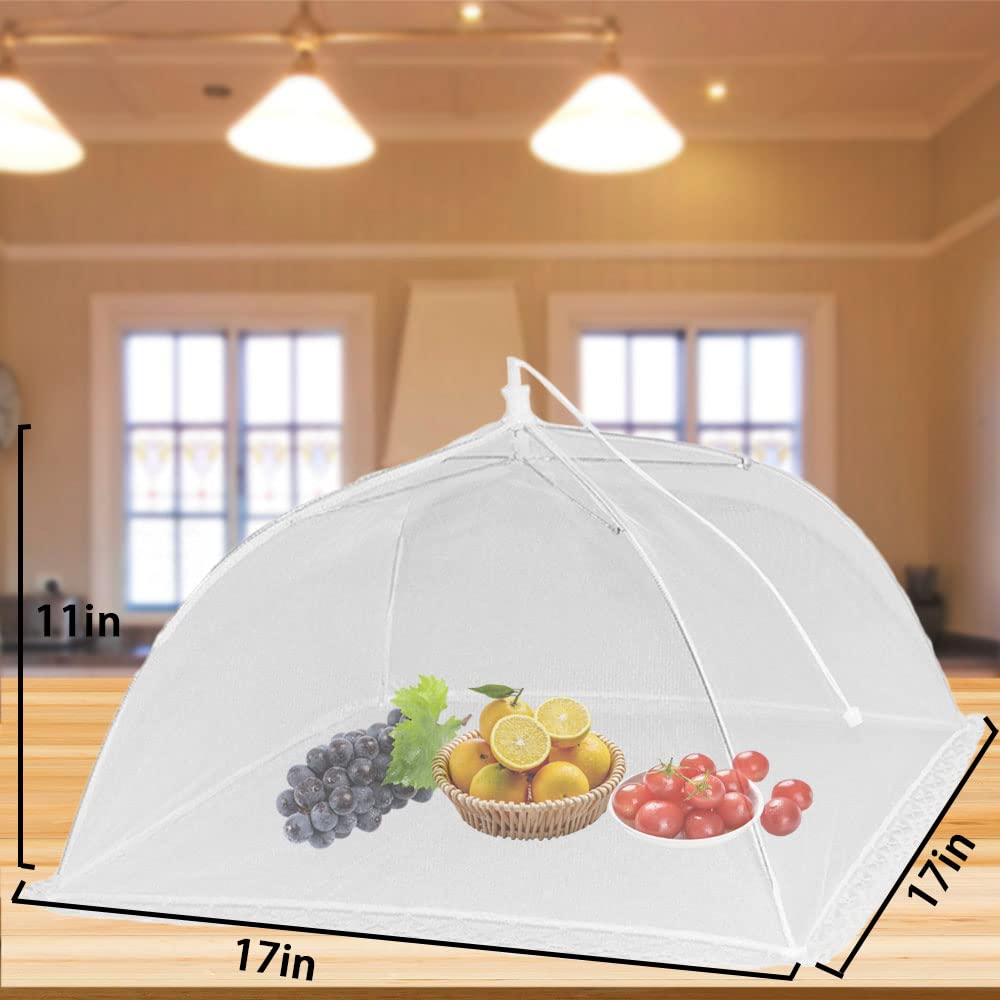 3 Pack Food Covers for Outside, Pop-Up Collapsible High-Density Mesh Tent to Keep out Flies, Mosquitoes, Suitable for Picnic, Party Catering Kitchen, Restaurant