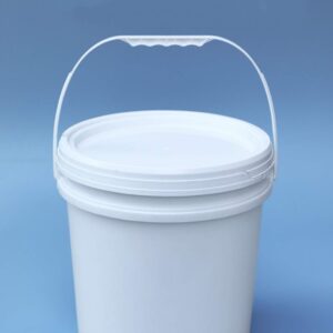 WellieSTR 2 Pack (5L White) Plastic Bucket with Lid and Handle Food Grade Container Leakproof,Food Storage Container