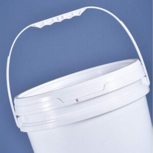 WellieSTR 2 Pack (5L White) Plastic Bucket with Lid and Handle Food Grade Container Leakproof,Food Storage Container