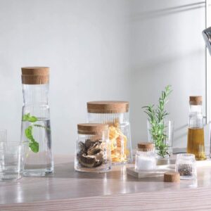 LSA International Gio line Container Set, H8.5cm/L16.5cm, Transparent