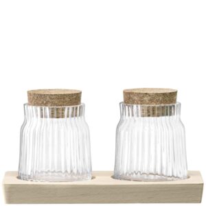 LSA International Gio line Container Set, H8.5cm/L16.5cm, Transparent