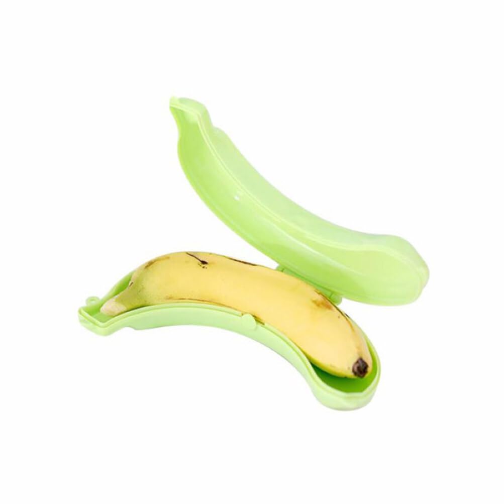 Banana Case Cute Carrier Storage Box Plastic Banana Saver Protector Box Essential Holder Banana Keeper Container Storage for Outdoor Travel Banana Holder