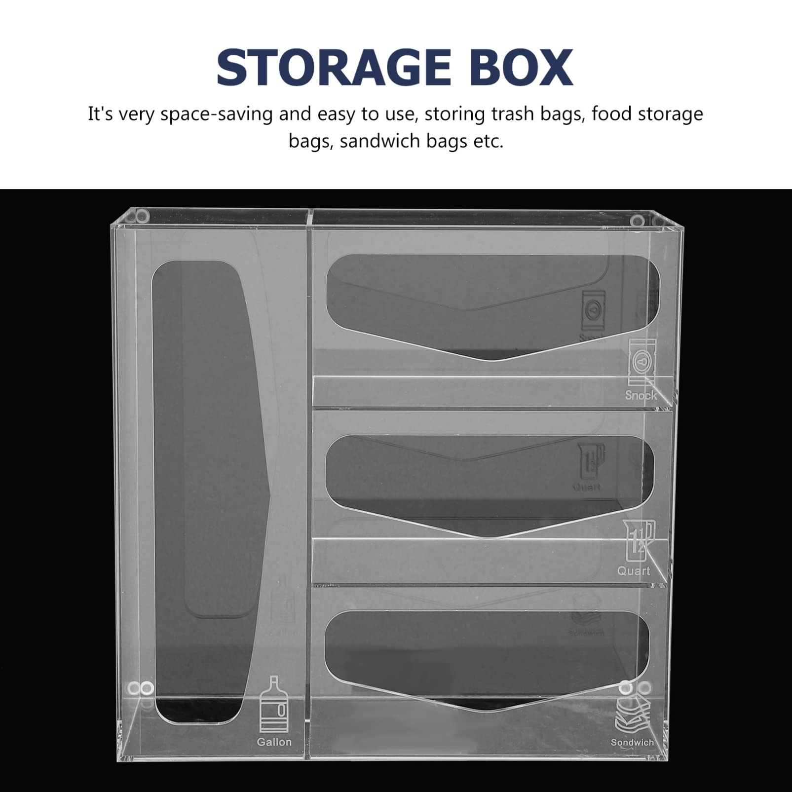 TOPBATHY Storage Box Storage Rack Acrylic Drawer