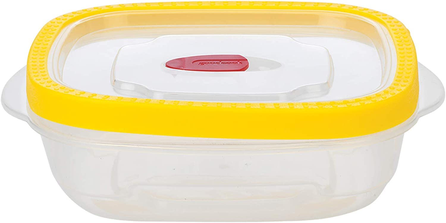 Hansi Naturals goodcook Flex Trim Food Storage Clear Containers with Vented Colored LIds, 16 Piece Value Pack