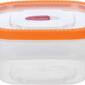 Hansi Naturals goodcook Flex Trim Food Storage Clear Containers with Vented Colored LIds, 16 Piece Value Pack