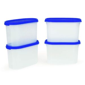 tupperware modular mates oval 2 container set, 1.1 litres, 4-pieces