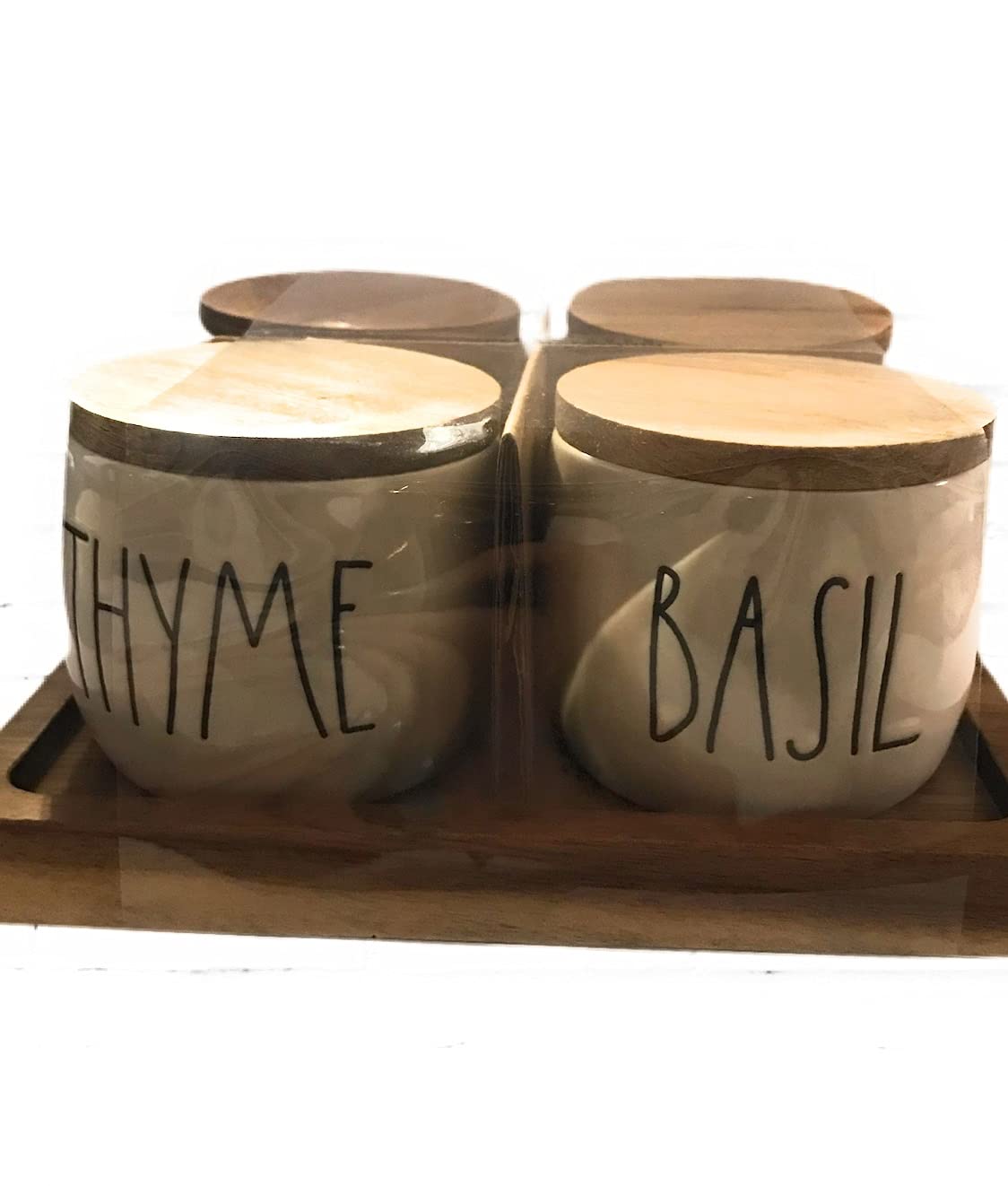 Rae Dunn Spice Containers