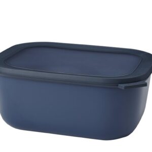 Mepal Cirqula Multi Bowl Rectangular 3000 ml Nordic Denim-Food Storage Box-Stackable-Dishwasher Safe