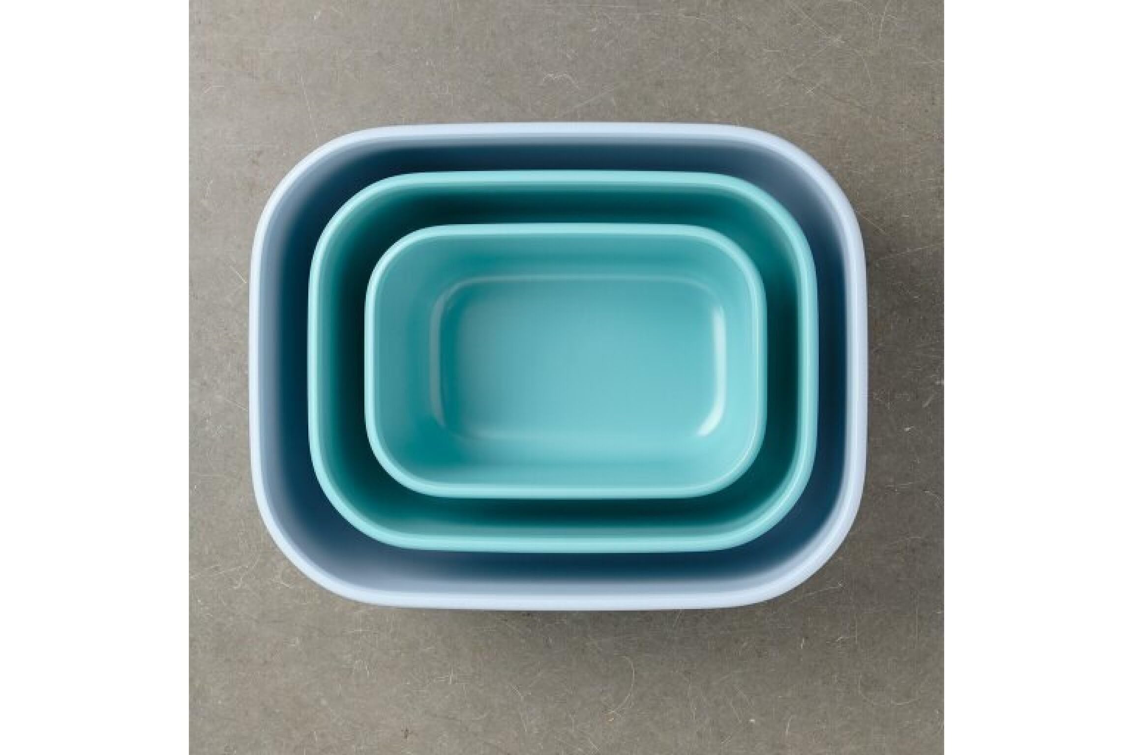 Mepal Cirqula Multi Bowl Rectangular 3000 ml Nordic Denim-Food Storage Box-Stackable-Dishwasher Safe