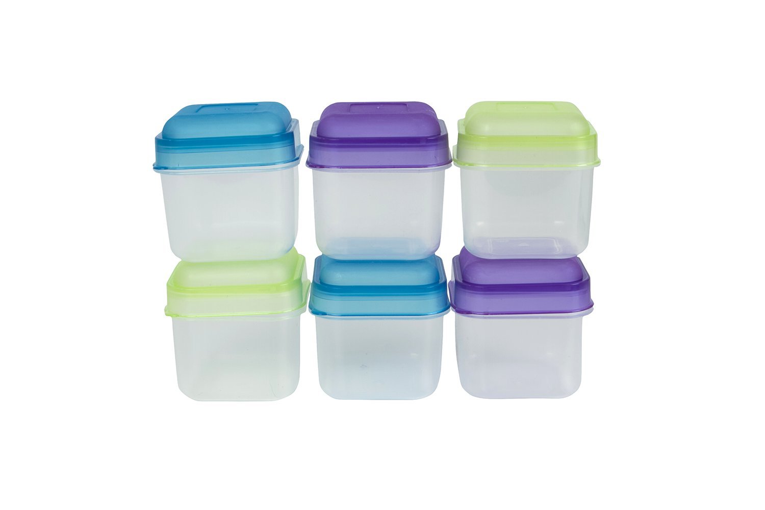 Evriholder Portion Snack Containers, Multicolor