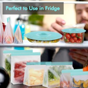 Silicone Covers for Food storage Food Grade Reusable Snack Bags Microwave Mat