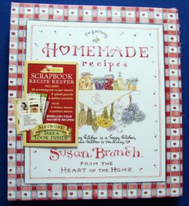 susan branch scrapbook recipe keeper homemade recipes