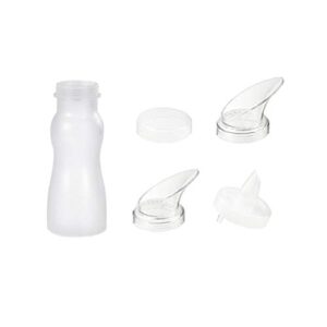 G.E.T. SDB-16-PC-6 Salad Dressing Bottle & 24 Lid, Break Resistant, 30 Piece (Set of 6), 16 oz, Clear