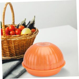 Zerodeko 12 Pcs Vegetable Preservation Bowl Onion Keeper Holder Fruit Vegetable Saver Vegetable Produce Saver Pepper Onion Storage Container Onion and Saver Fruit Container Plastic Salad