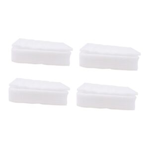 alipis 4pcs egg tray household egg holder pulp egg container homezo egg storage egg carton tray foam eggs egg protectors egg dispenser refrigerator egg rack white pearl cotton