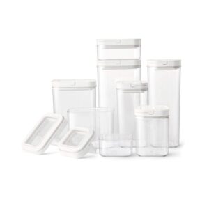 lightweight fliplock containers set 8 pcs.