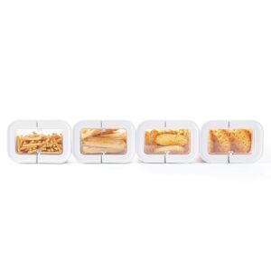 Lightweight Fliplock Containers Set 8 Pcs.