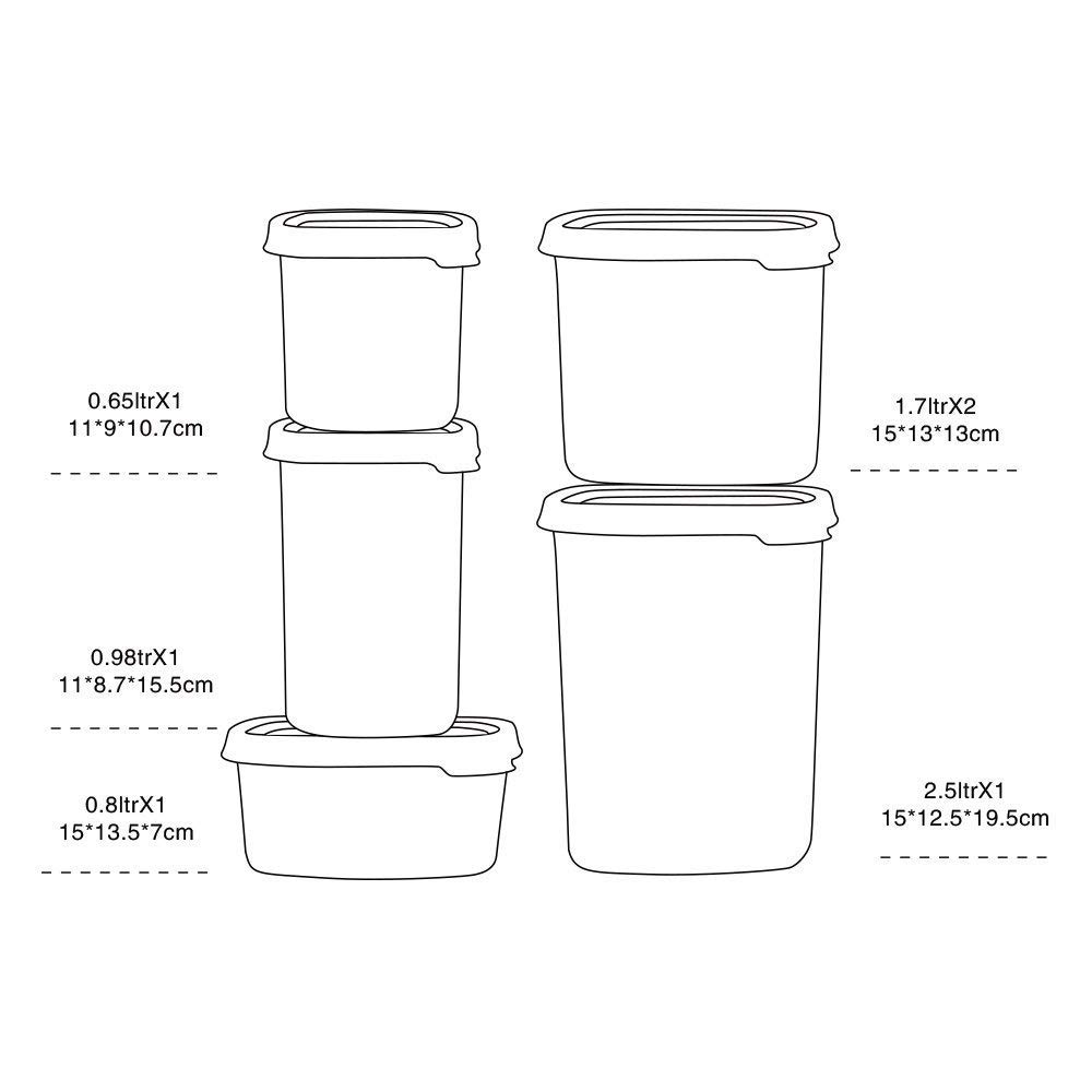 KARMAS PRODUCT 18 Piece Food Storage Container Set with Easy Locking Lids,BPA Free and 100% Leak Proof,Plastic